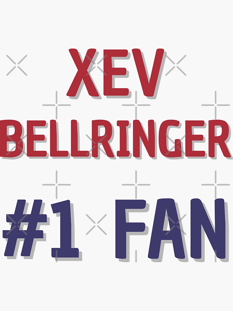 "Xev Bellringer - #1 Fan" Sticker for Sale by Rybariuns | Redbubble