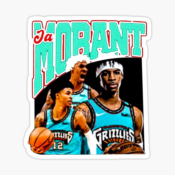 "Ja Morant" Sticker for Sale by shopJuJic | Redbubble