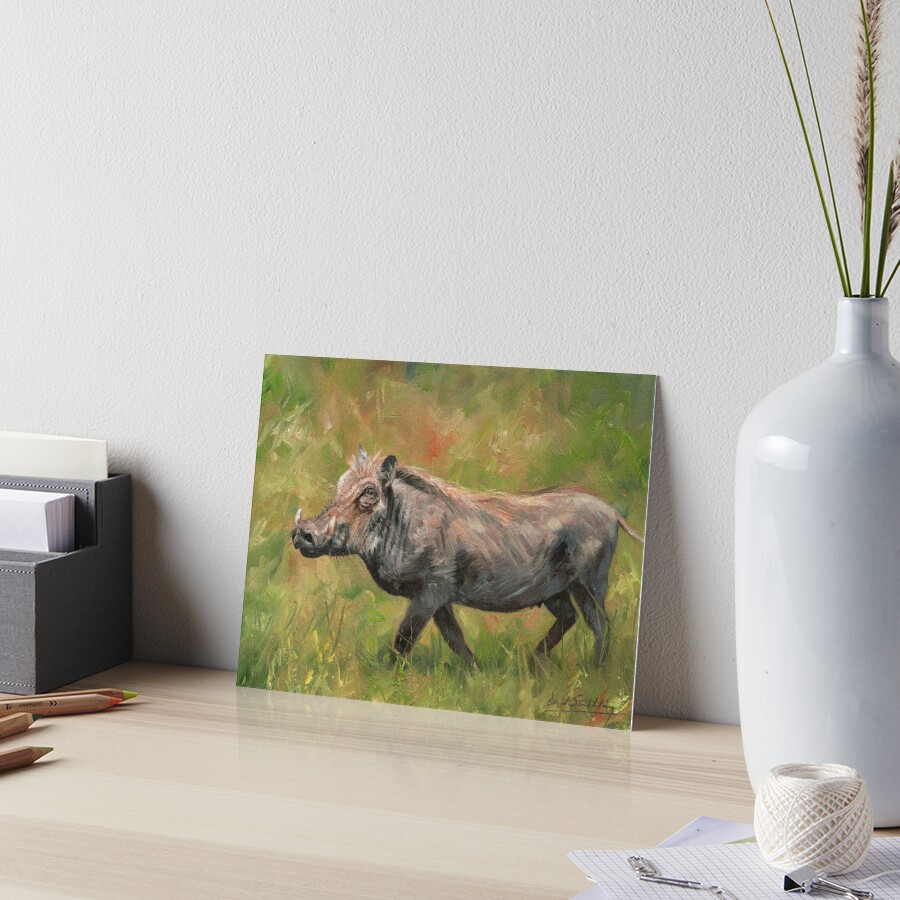 "Warthog." Sticker for Sale by davidstribbling | Redbubble