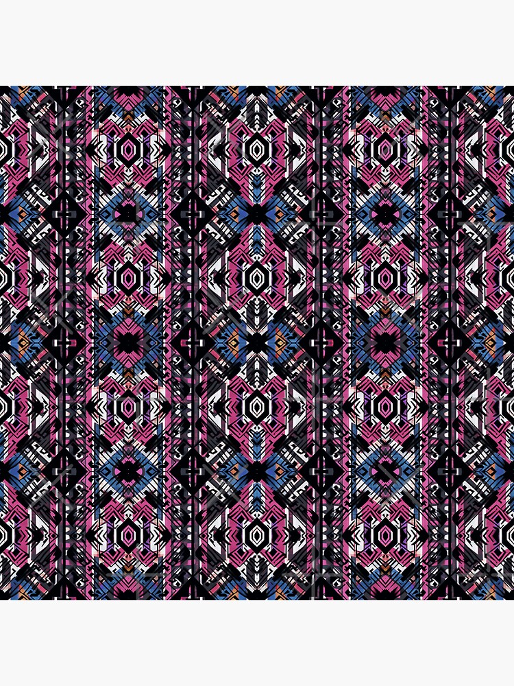 "Traditional Igorot-inspired tribal pattern. Ethnic Multicolor" Sticker ...