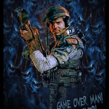 "Game Over Man, Game Over " Sticker for Sale by PMarts77 | Redbubble