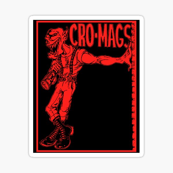 "Cro-Mags Skins" Sticker for Sale by elizabethlowe92 | Redbubble
