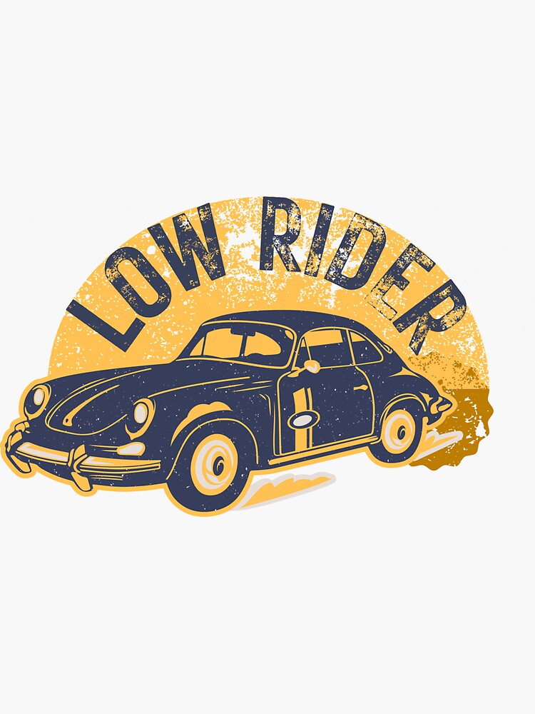 "low rider" Sticker for Sale by tanucel | Redbubble