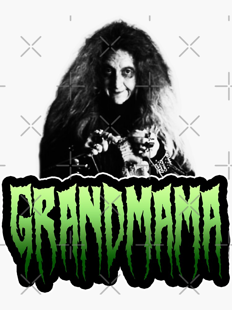 "Grandmama Addams Family Name Design Digital Art" Sticker for Sale by ...