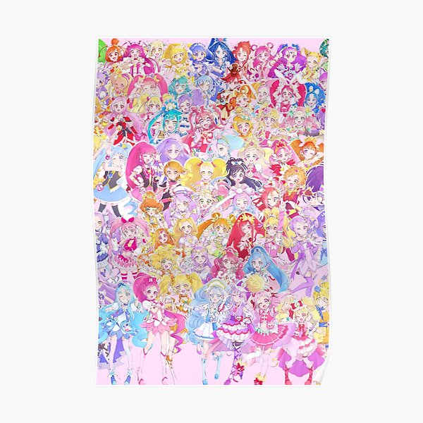 "Delicious Party Precure - All Together" Poster for Sale by ...