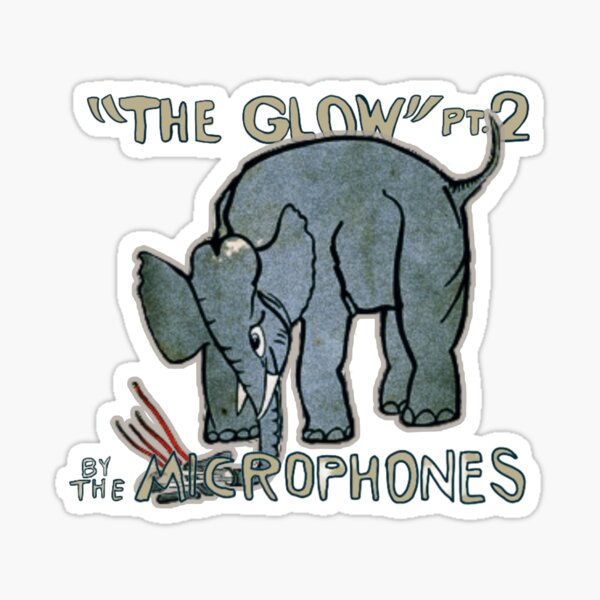 "The Glow Pt. 2 | The Microphones" Sticker for Sale by rock-facts ...