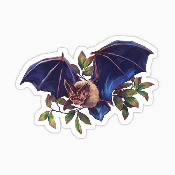 "bat" Sticker for Sale by Okaaa | Redbubble