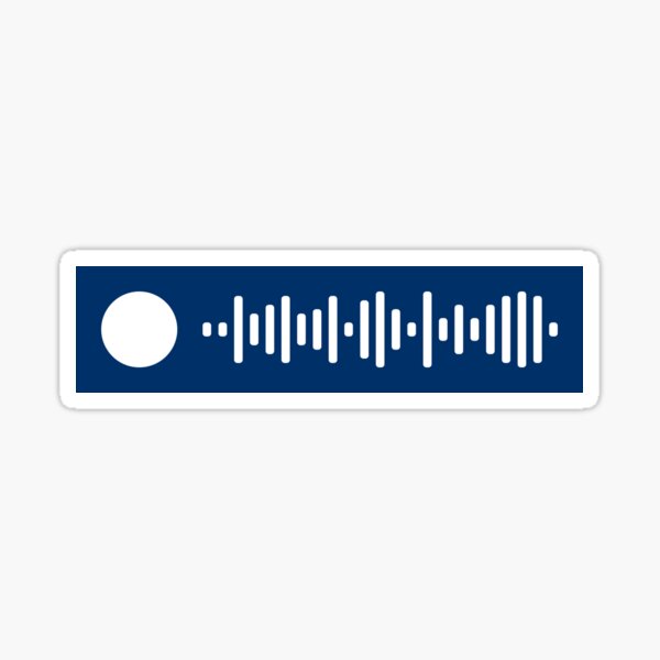"sza kill bill spotify code" Sticker for Sale by lauren