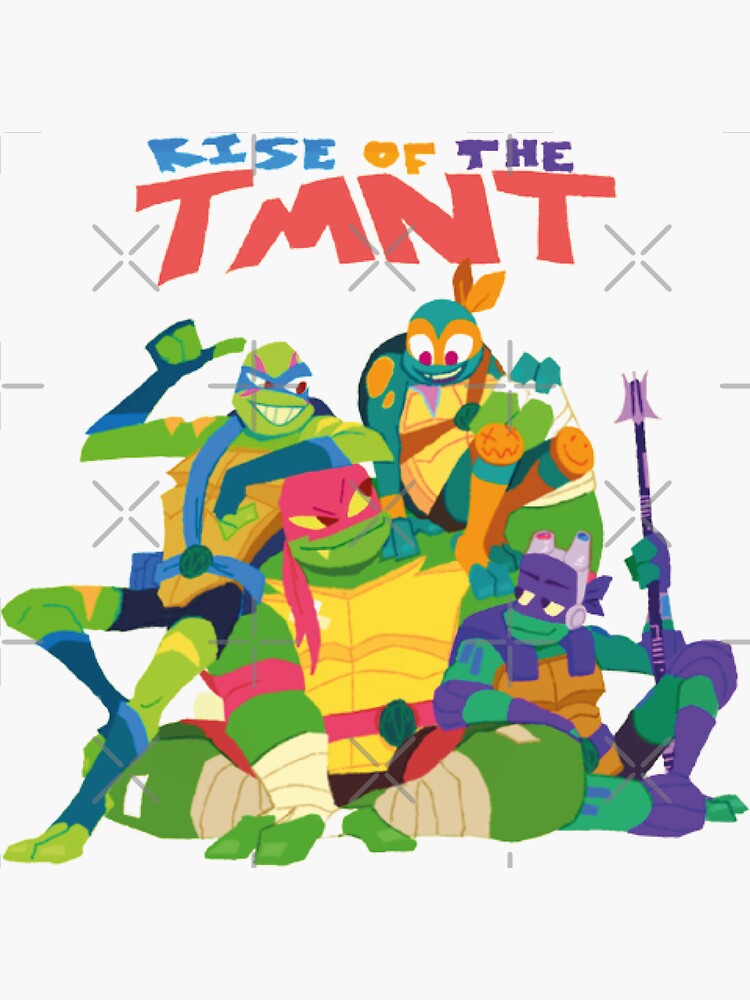 "Cute characters Rise of the TMNT " Sticker for Sale by yalalal | Redbubble