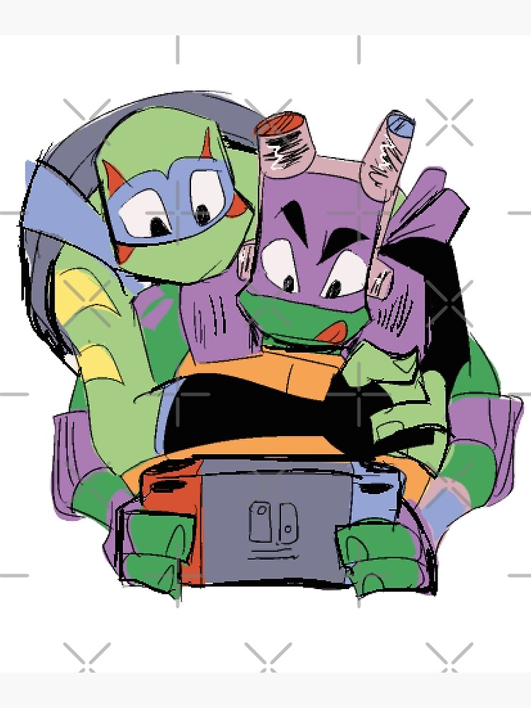 Rottmnt Leonardo And Donatello Premium Matte Vertical Poster