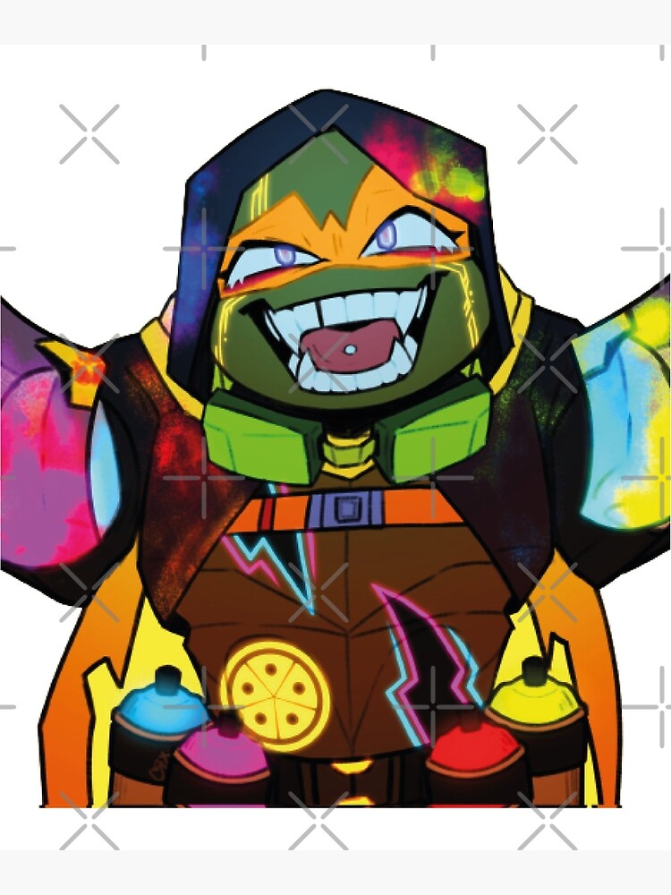"Rise of the TMNT Michelangelo" Poster for Sale by yalalal | Redbubble