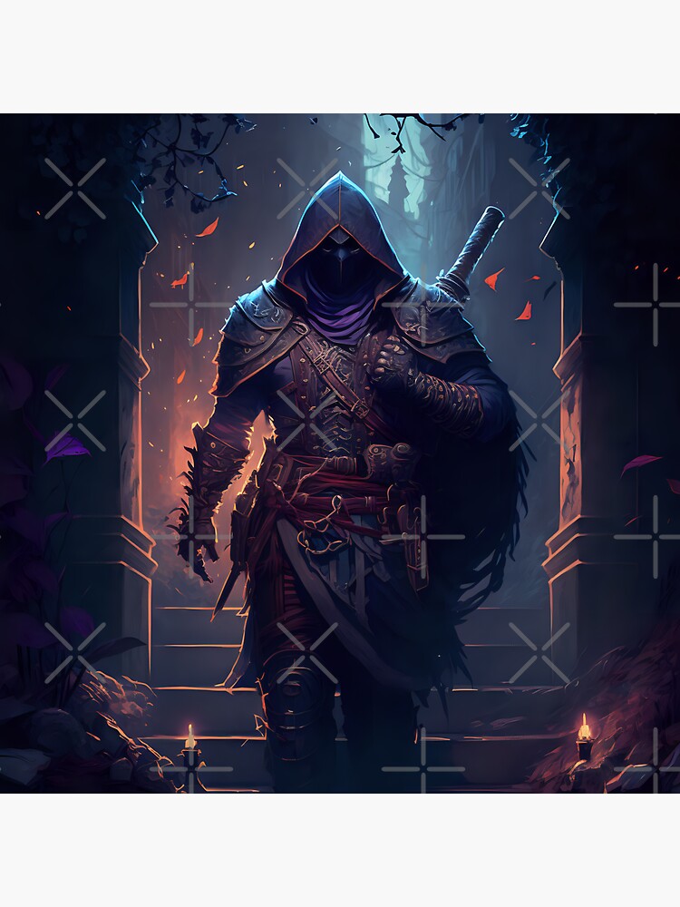 "Ai Generated Art - Fantasy Assassin" Sticker for Sale by BogoAi ...
