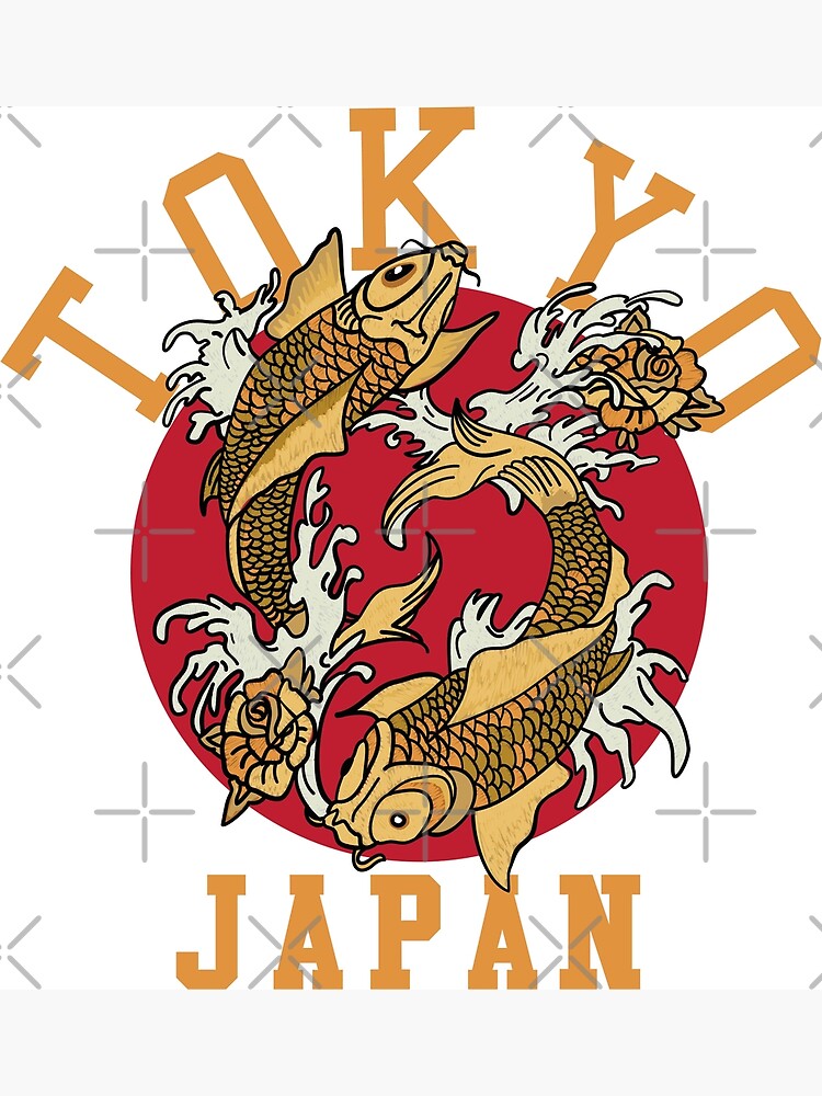 "Tokyo Japan Fish design" Poster for Sale by zivad23 | Redbubble