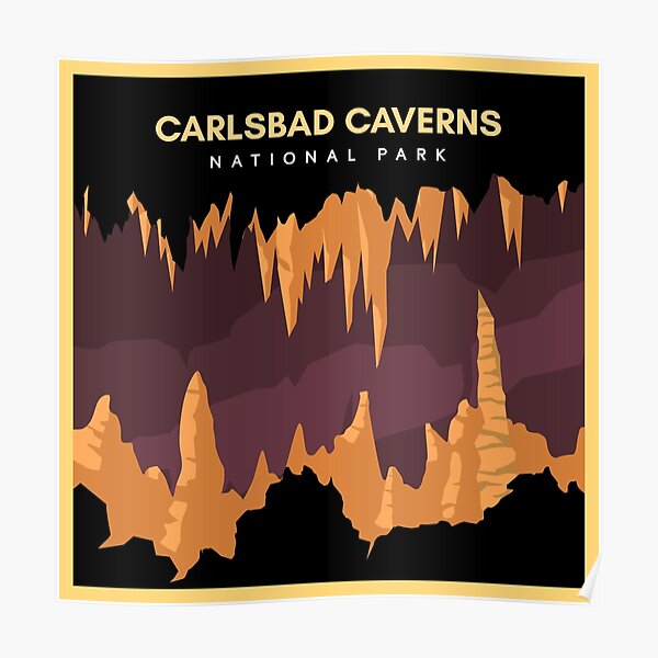 "Carlsbad Caverns National Park Explorer" Poster for Sale by ...