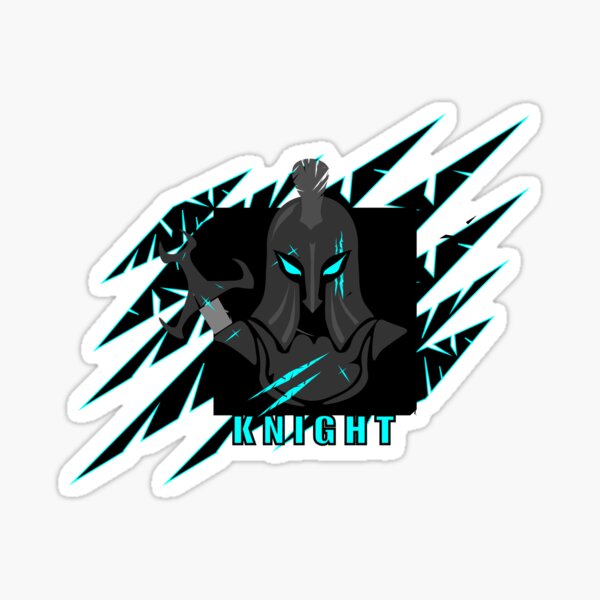 "Knight Edition" Sticker for Sale by imaginativeLogo | Redbubble