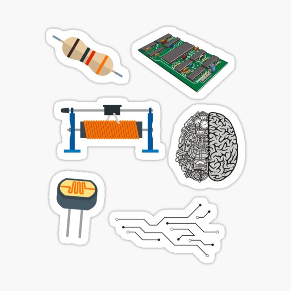 "electronics engineering" Sticker for Sale by Zaibo | Redbubble