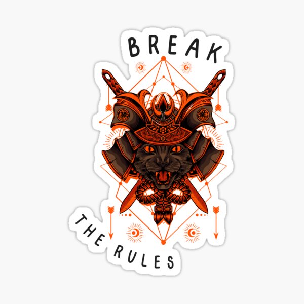 "king of cats" Sticker for Sale by kakashi-sama | Redbubble