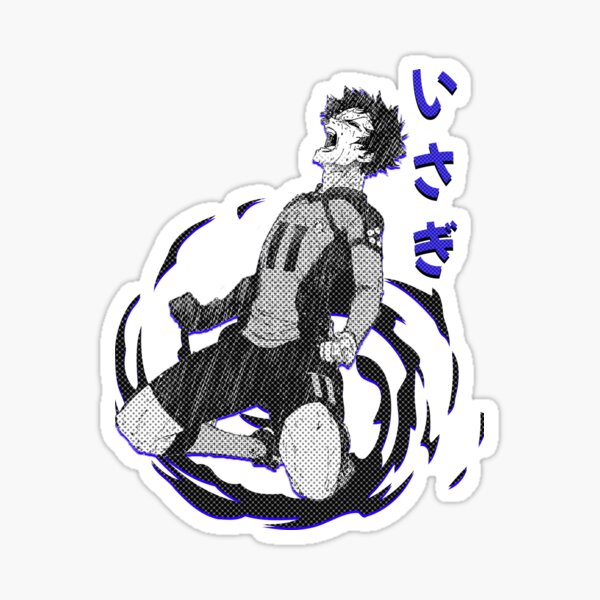 "blue lock anime - Yoichi Isagi" Sticker by Kagawa San | Redbubble