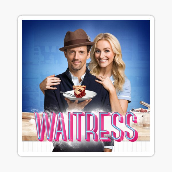 "Waitress " Sticker for Sale by sburns35 | Redbubble
