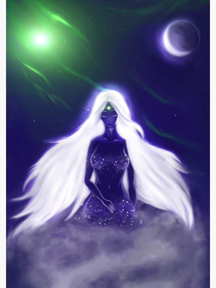 "Space goddess" Sticker for Sale by LegendaryMommy | Redbubble