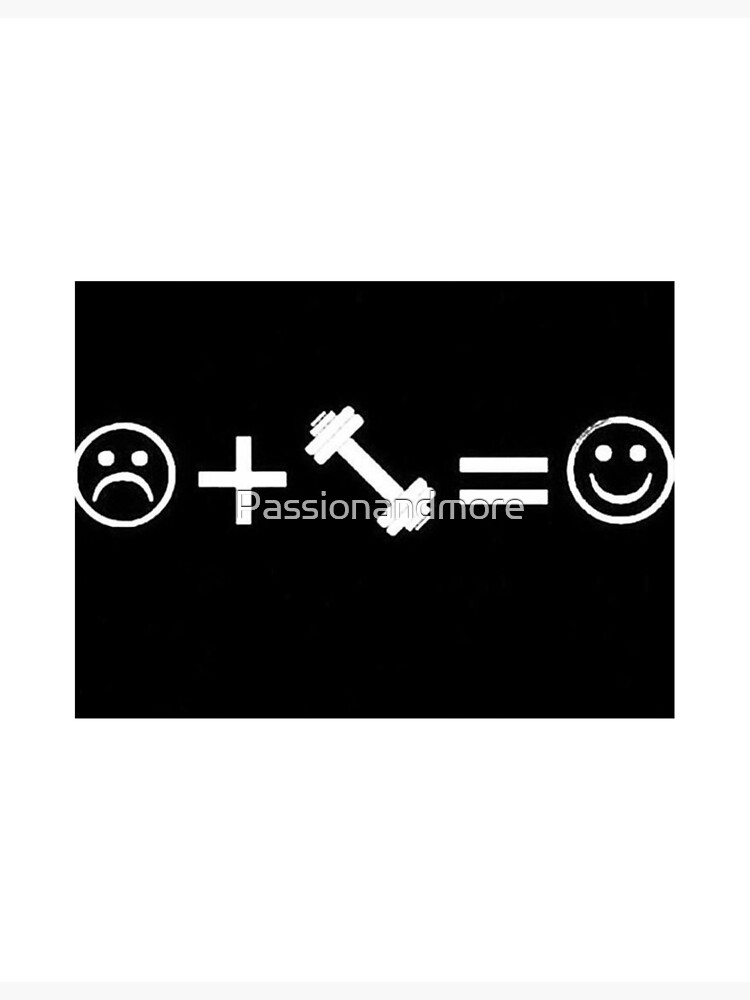 Gym Is My Happiness Poster For Sale By Passionandmore Redbubble 9492