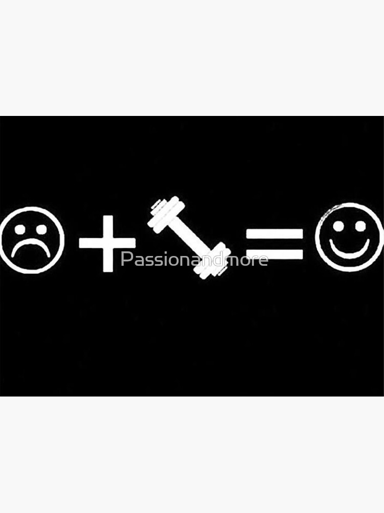 Gym Is My Happiness Sticker For Sale By Passionandmore Redbubble 6636