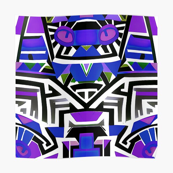 "Traditional Igorot-inspired tribal pattern. Ethnic Blue and purple ...