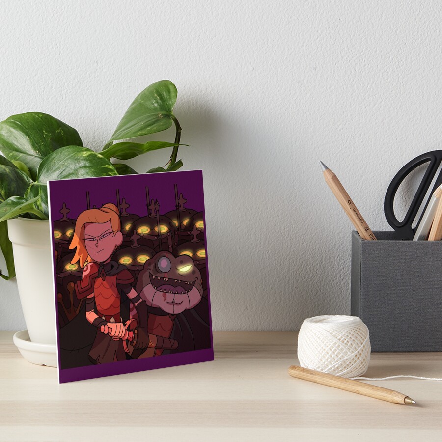 "Sasha and Grime - Toad Army - Amphibia" Art Board Print for Sale by ...