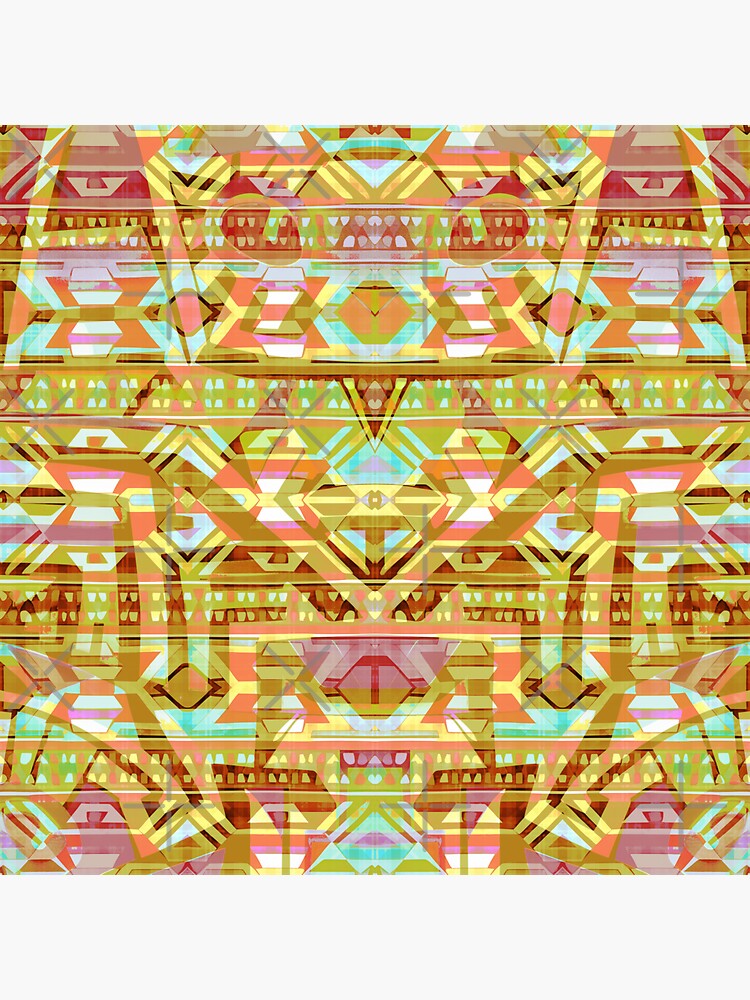 "Traditional Igorot-inspired tribal pattern. Ethnic Multicolor ...