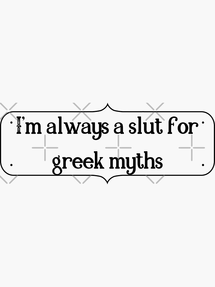 "Greek myths" Sticker for Sale by Artistylio | Redbubble