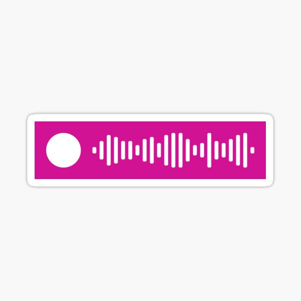 "who really cares tv girl spotify code" Sticker for Sale by Lauren Swiffin | Redbubble