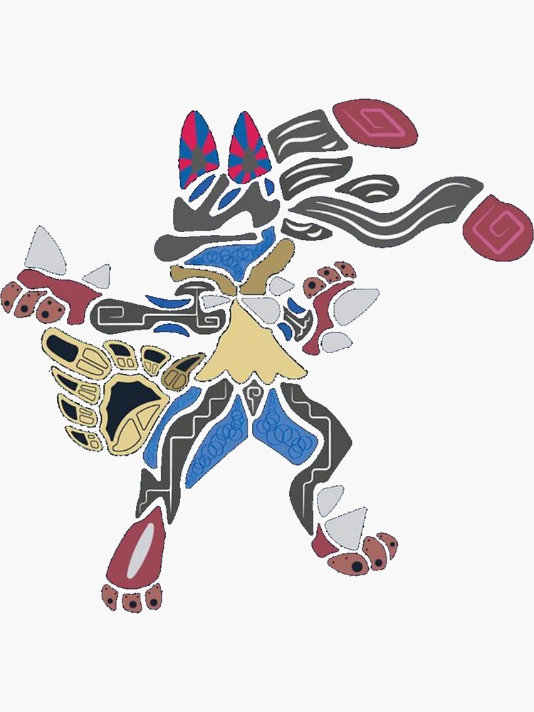 "Lucario" Sticker for Sale by Thorss | Redbubble