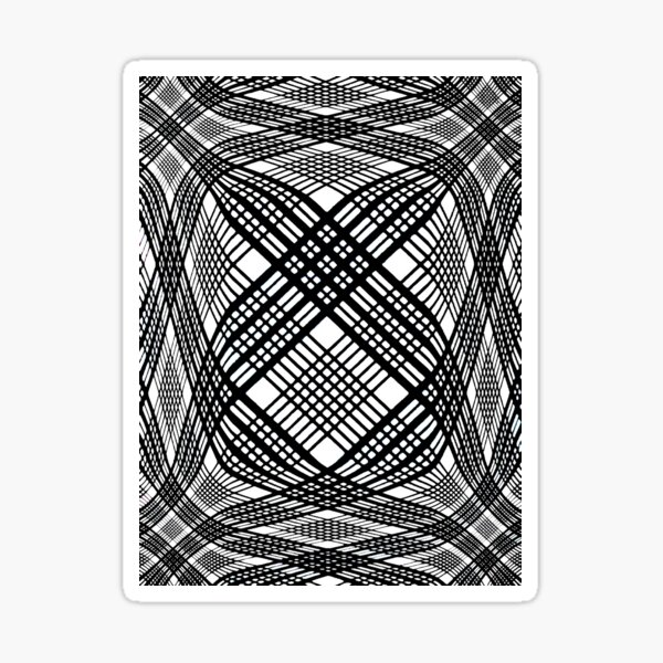 "Abstract black lines" Sticker for Sale by dario1966 | Redbubble