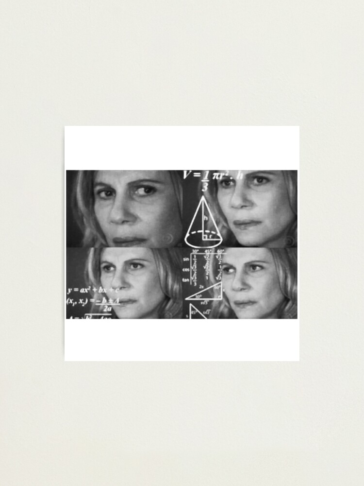 "Confused lady meme" Photographic Print by barbz77 | Redbubble