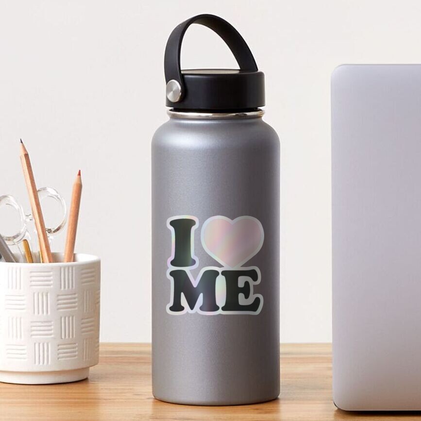 "I love me" Sticker for Sale by Cookiicrumbs | Redbubble