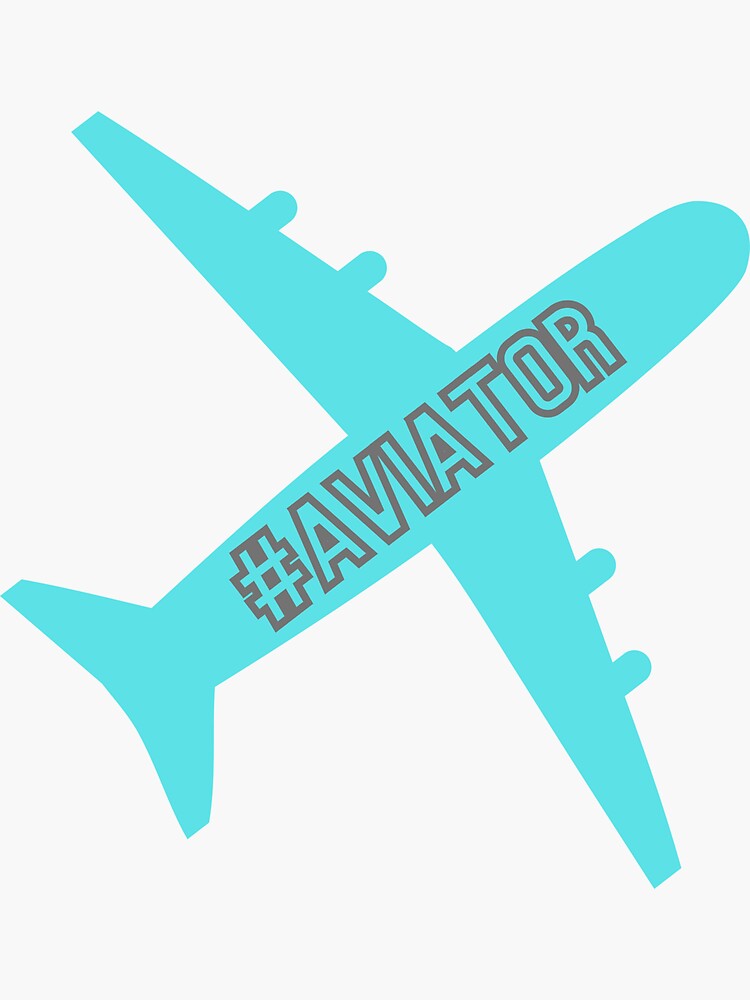"Aviator Aviation avgeek plane design" Sticker for Sale by VELATA ...