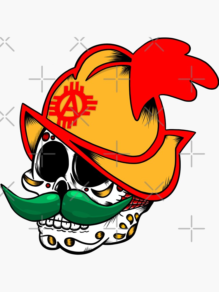 "Day of the Dead Duke" Sticker for Sale by Insanetoonz187 | Redbubble