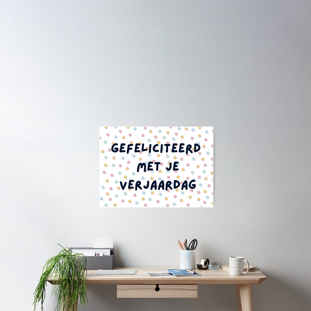 "Gefeliciteerd met je verjaardag, happy birthday in Dutch ...