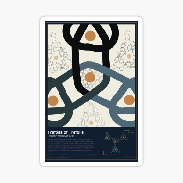 "Trefoils of Trefoils" Sticker for Sale by tanacheye | Redbubble
