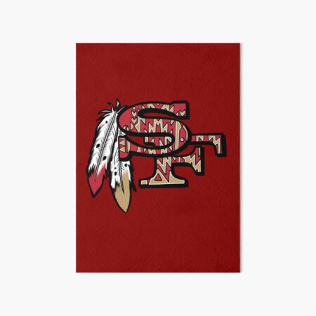 "Native American 49ers logo " Art Board Print for Sale by ...