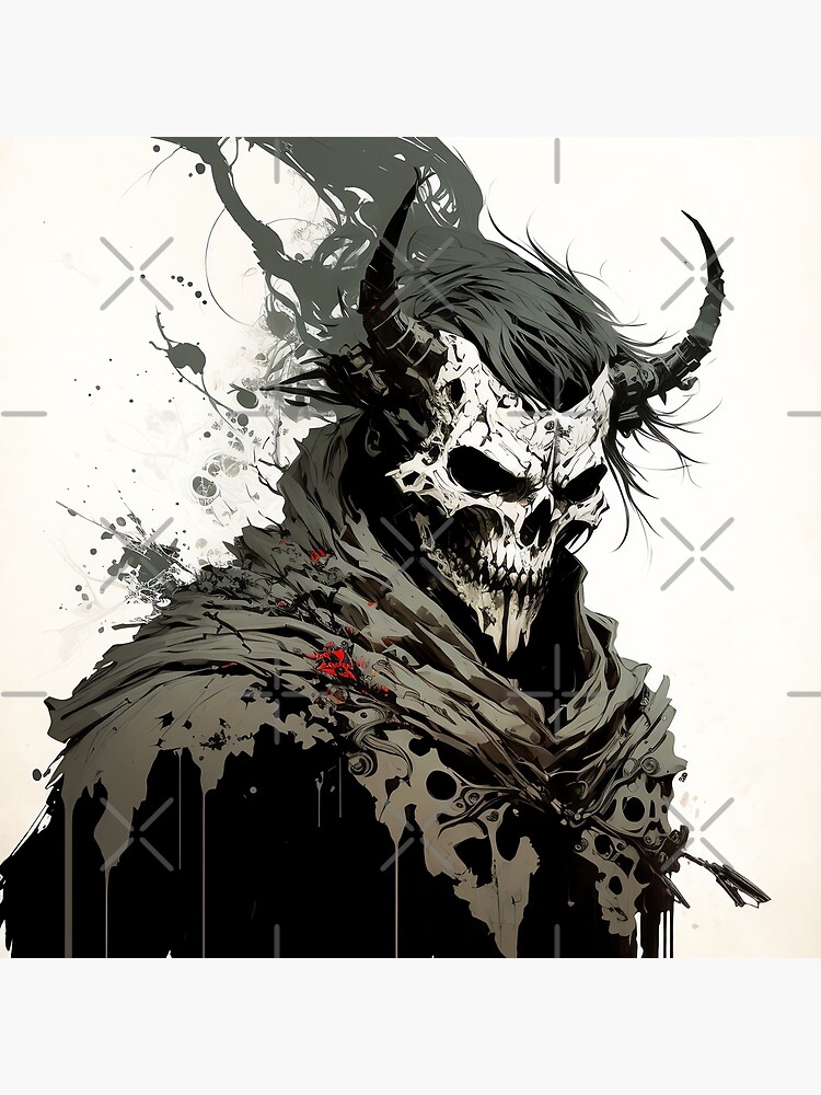 "Epriovras, Skull Faced Wraith" Poster for Sale by Electric-Llama ...