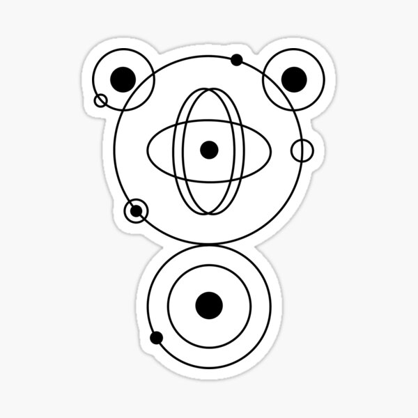 "Children of Atom Design 2 " Sticker for Sale by bayleaf-clove | Redbubble