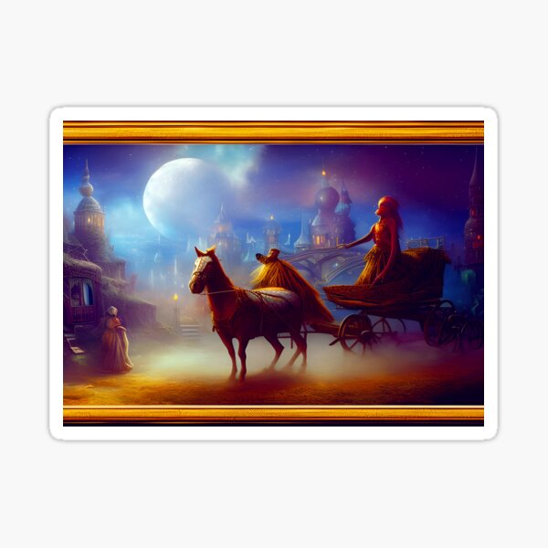 "Time is a Gypsy Caravan" Sticker for Sale by dllazarus | Redbubble