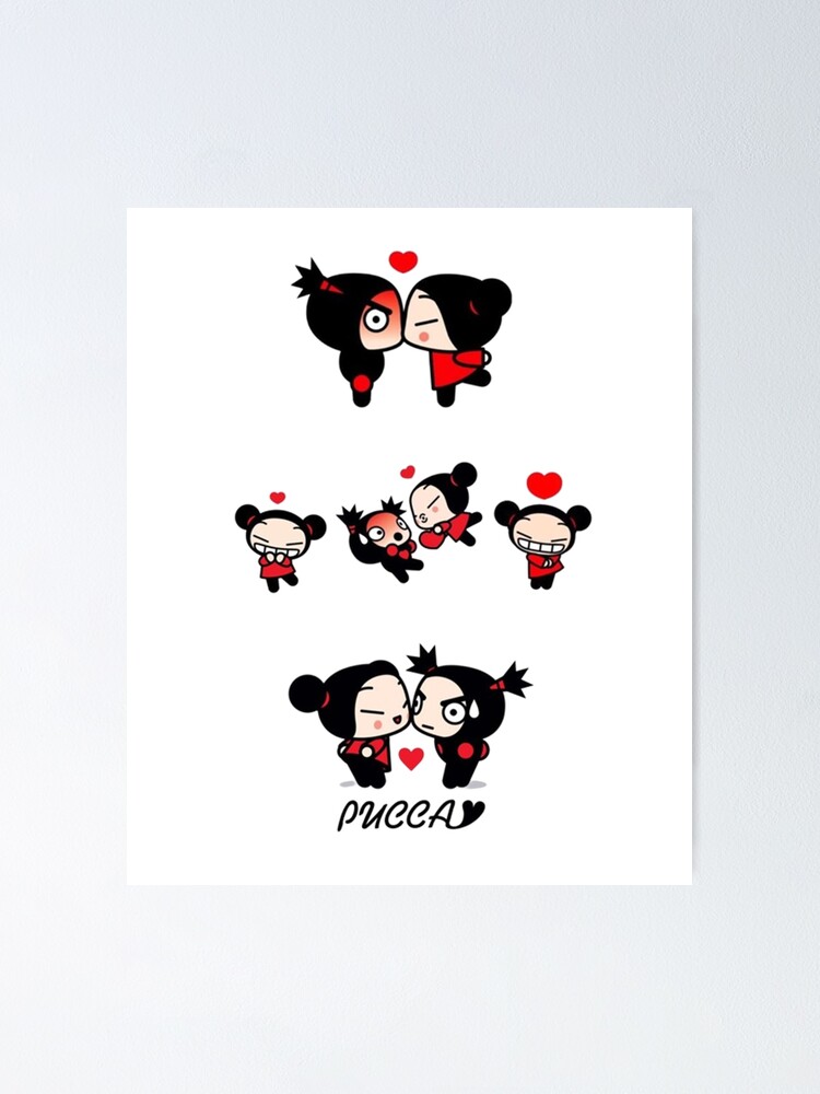 "pucca pucca characters" Poster for Sale by LUX-PRODACT | Redbubble