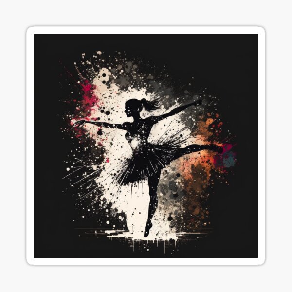 "ballet dancer" Sticker for Sale by sammgdesign | Redbubble