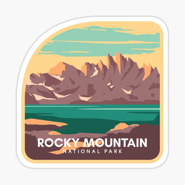 "Rocky Mountain National Park Explorer" Sticker for Sale by ...