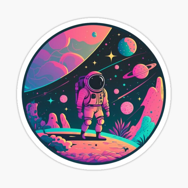 "Explorer in the Unknown" Sticker for Sale by fAIctory | Redbubble