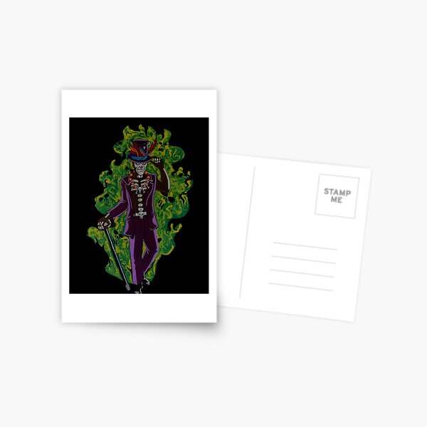 Postal «Chamán, vudú, médico brujo, magia oscura, espíritus, pociones ...