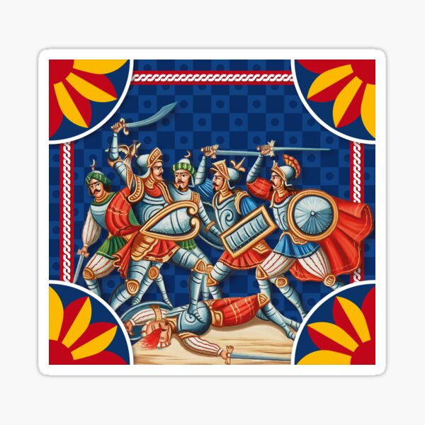 "The Battle of the Sicilian Paladins" Sticker for Sale by tomjoad ...