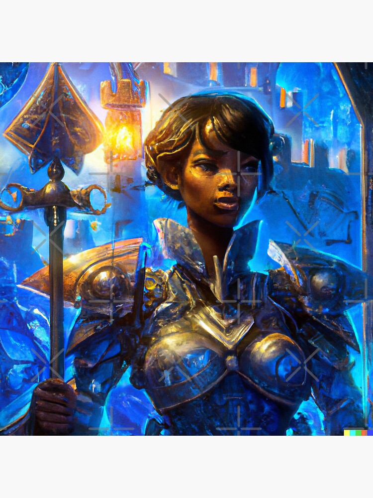 "African American Woman Warrior" Sticker for Sale by JustBeCoooool ...